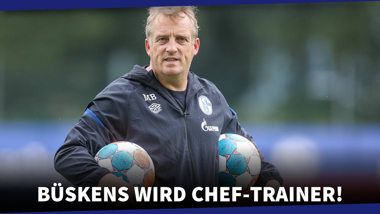 Mike Büskens wird bis zum Saisonende Chef-Trainer von Schalke! | S04 ...