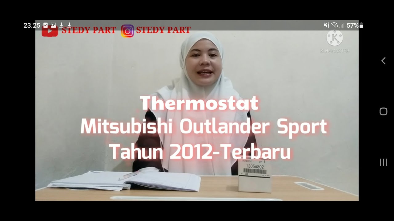 Thermostat mitsubishi outlander sport 1305A802 genuine part - YouTube