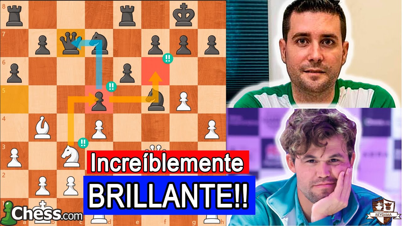 Dos Bombazos Increíblemente BRILLANTES con Mucho Dolor ! Magnus Carlsen ...