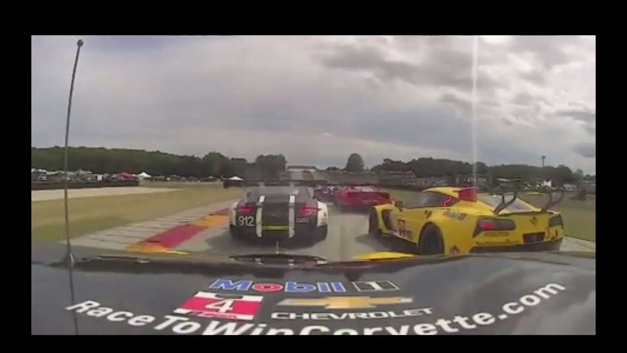IMSA 2016 Weathertech Championship Road America race start Corvette ...