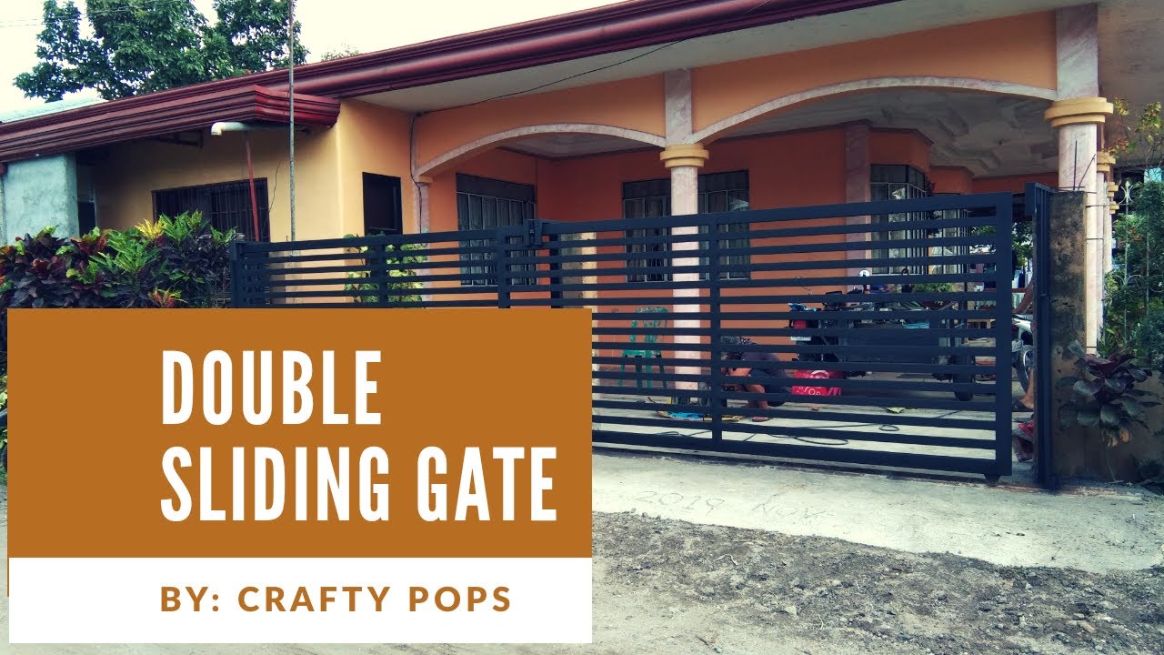 STEEL WORKS: DOUBLE SLIDING GATE - YouTube