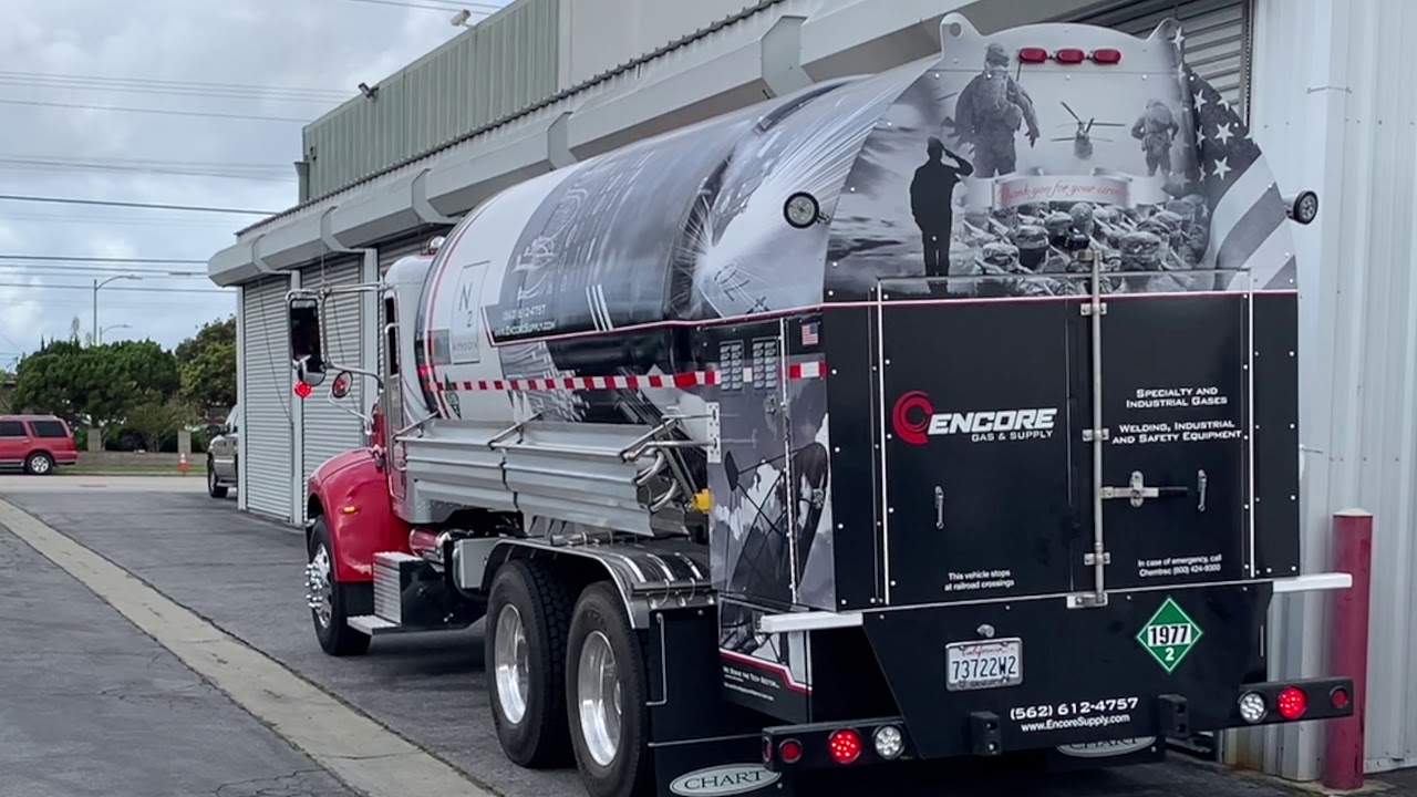 Nitrogen Microbulk Installation ot Customer Facility - YouTube