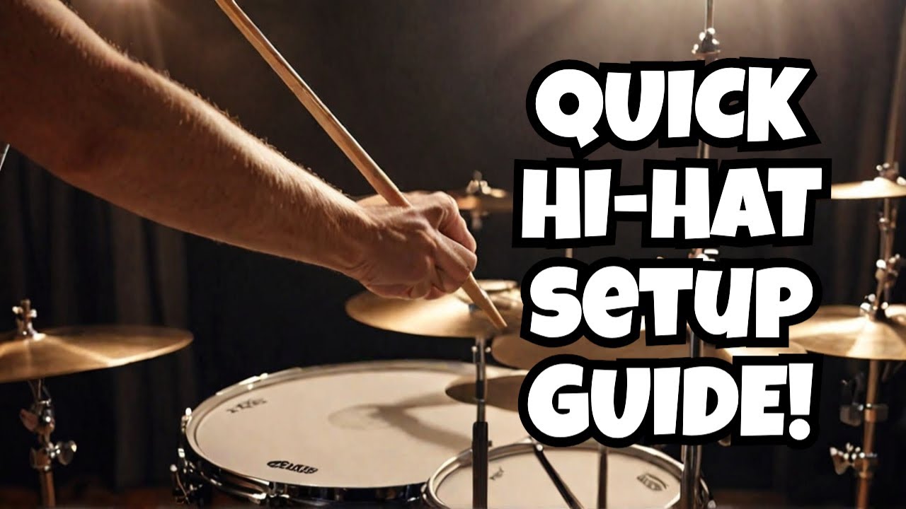 Setting Up a Hi-Hat Stand - Quick & Easy Tutorial for All - YouTube