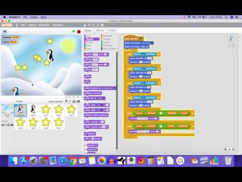 PINGWINKI - gra w programie Scratch - YouTube