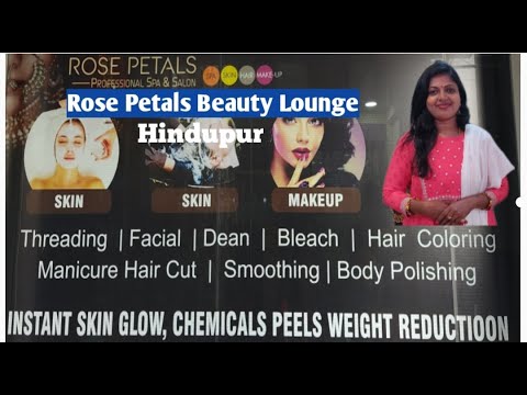 Rose Petals Beauty Lounge|Spa&Salon Vlog|Beauty Lounge In Hindupur|Crazy thoughts with shashi ...