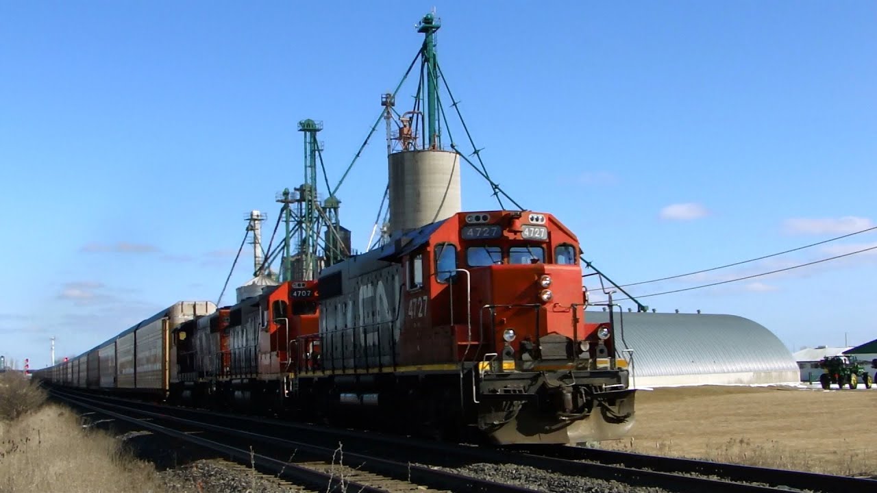 CN 4727 at Mount Pleasant (20FEB2012) - YouTube