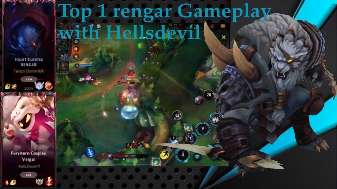 RANK 1 RENGAR CARRIES WITH @HellsDevilwildrift WILD RIFT - YouTube