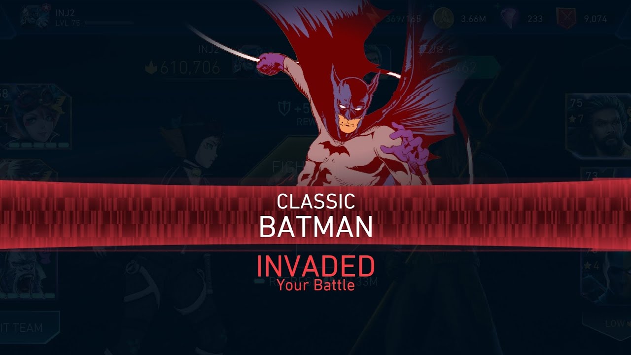Classic BATMAN Invaded Your Battle 🦇 InJustice 2 Mobile Gameplay - YouTube