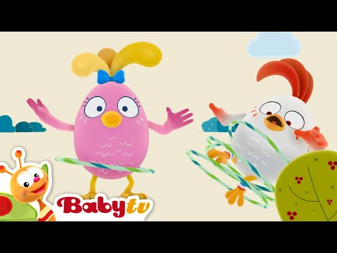 Parktaki Tekerlekler 🪁 🎠 | Egg Band ile Şarkı Söyleyin ve Dans Edin | Çocuk Şarkıları 🎵 @BabyTVTR