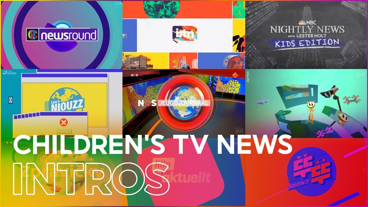 Children TV News Intro Compilation 2022 | TV News For Kids Openings ...