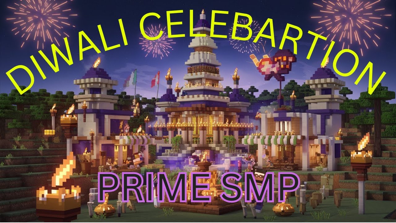 Diwali Celebration in Prime SMP (Live) - YouTube