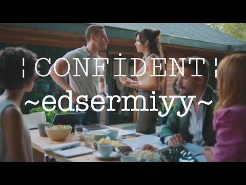 | CONFİDENT Lyrics Video | #edser #edserclip #edsermiyy