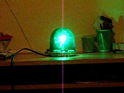 green beacon fireball teardrop light - YouTube