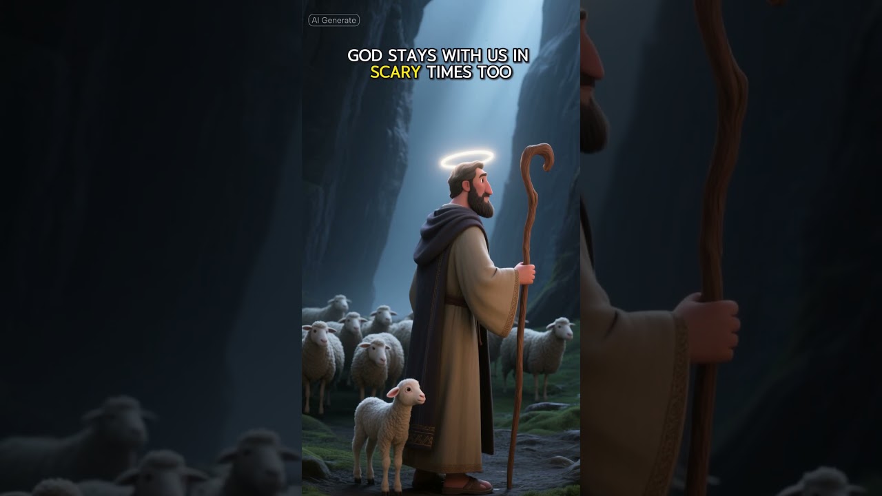Psalm 23:4 - God is Always With Us | Everyday Haven Kids Bible Stories ...