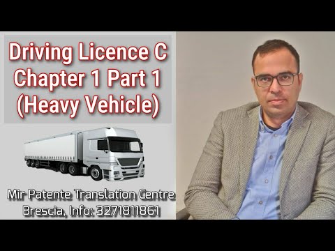 Chapter 1 Part 1 for Driving Licence CE ( Heavy vehicle). - YouTube