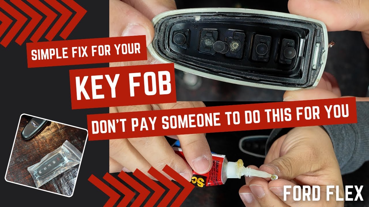 Simple Fix for My Key Fob (Ford Flex) - YouTube