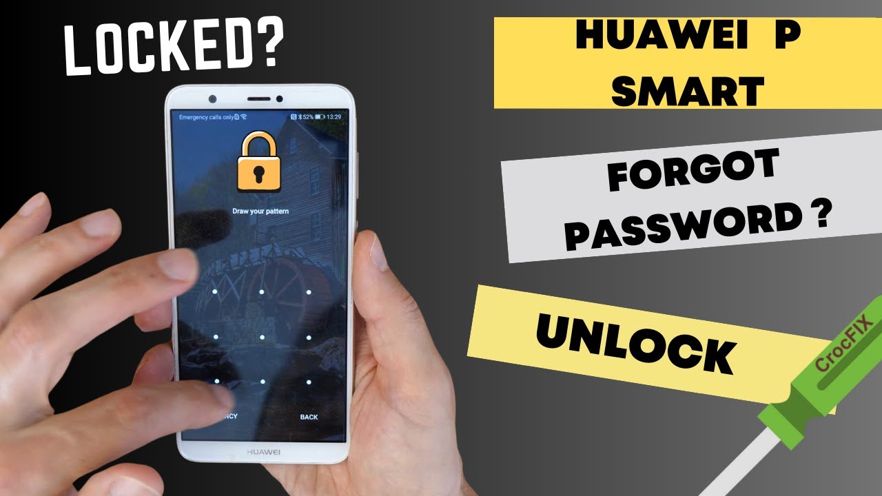 Forgot password on HUAWEI P SMART? Locked - unlock & FACTORY reset with ...