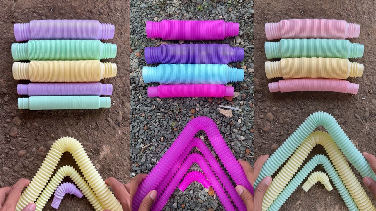 Pop Tube Very Satisfying , Relaxing Sound , ASMR No Talk , Chilling ...