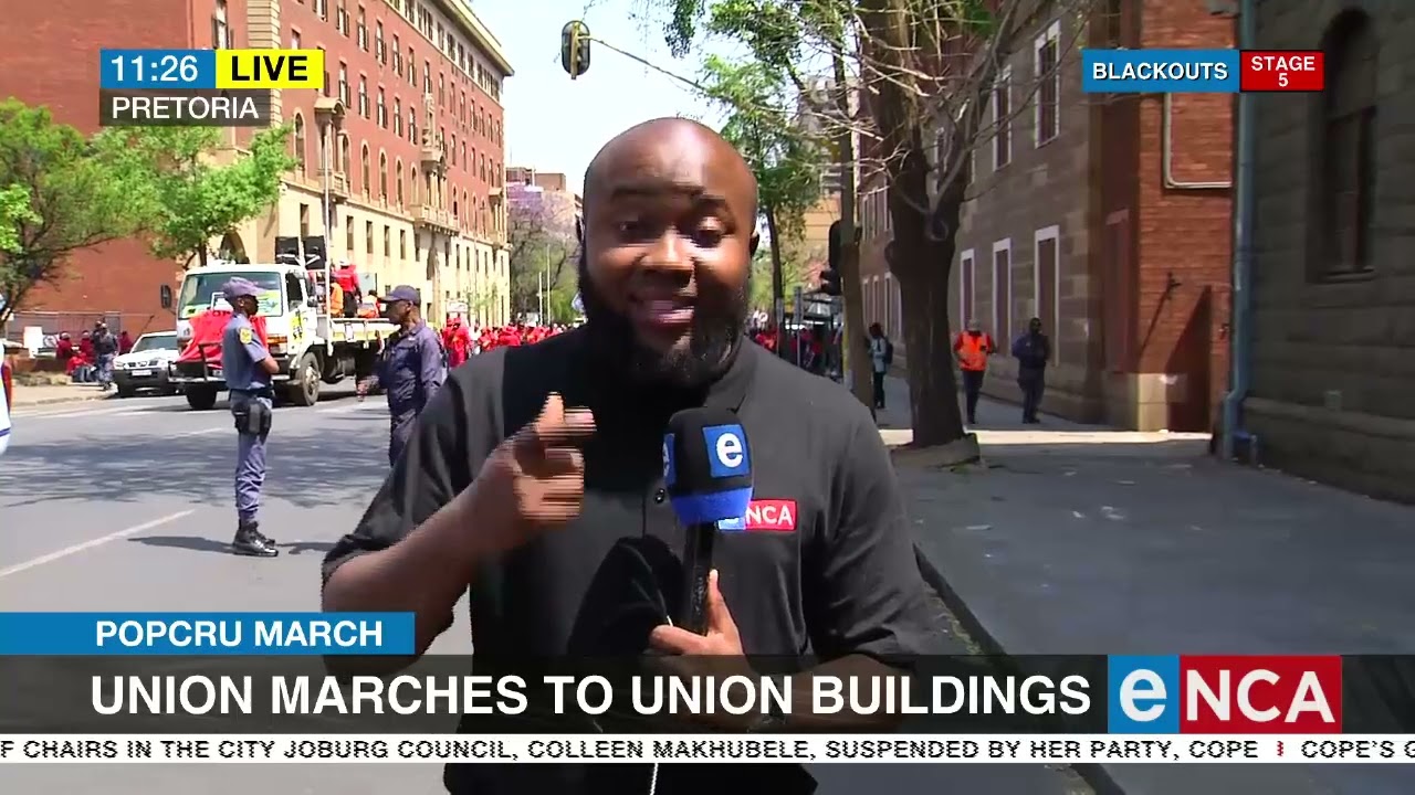 Popcru March | Union demands better working conditions - YouTube