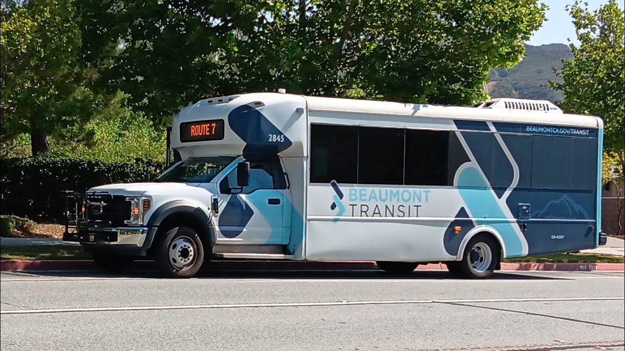 #2845, 2019 Ford F-550 CNG. Route 7, Beaumont Transit. - YouTube