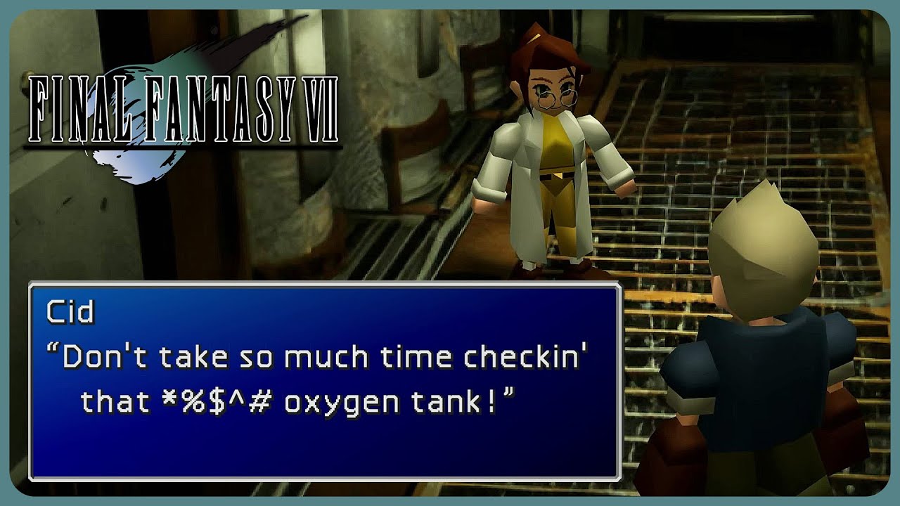 Why Cid is so rude to Shera - Final Fantasy 7 - YouTube