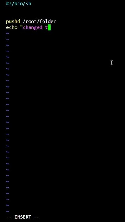 #shorts Change Current Directory In Linux using Shell Script - YouTube