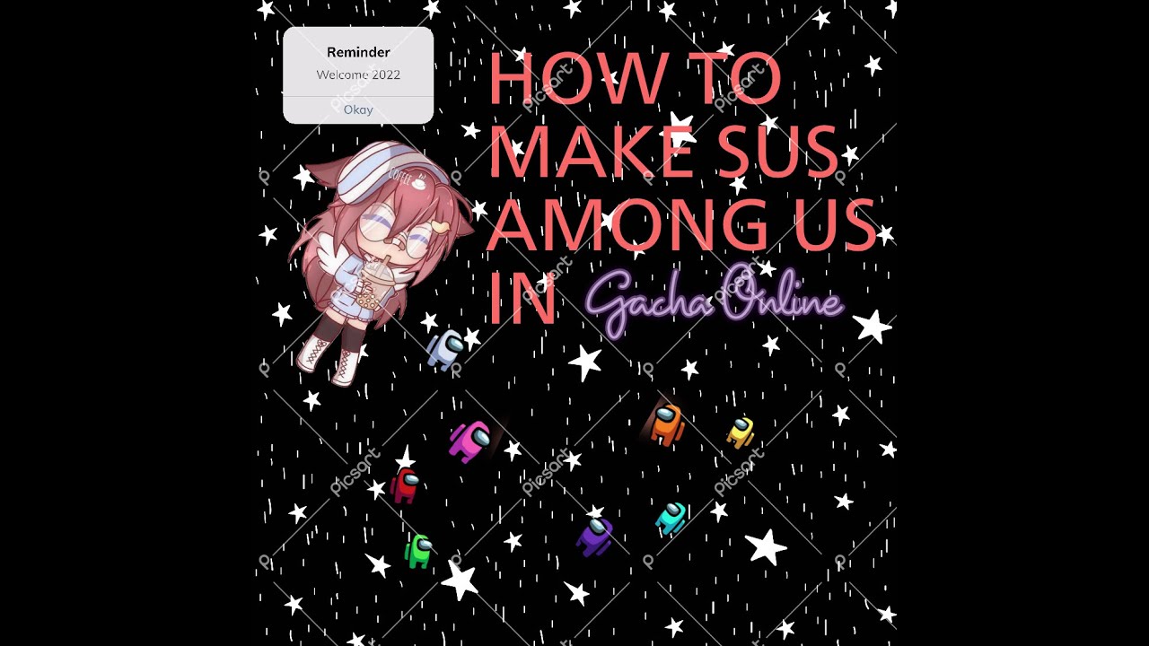 HOW TO MAKE SUS AMONG US IN GACHA ONLINE - YouTube