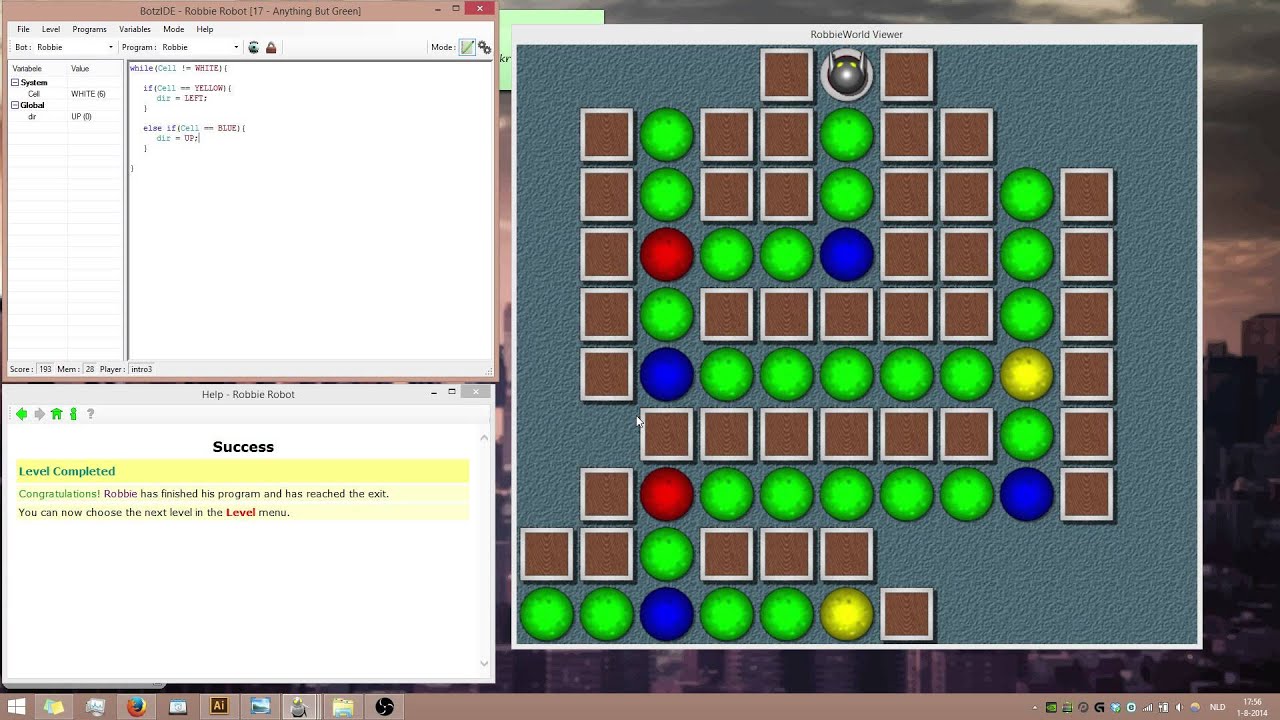 Robbie Robot C - Level 17 - YouTube