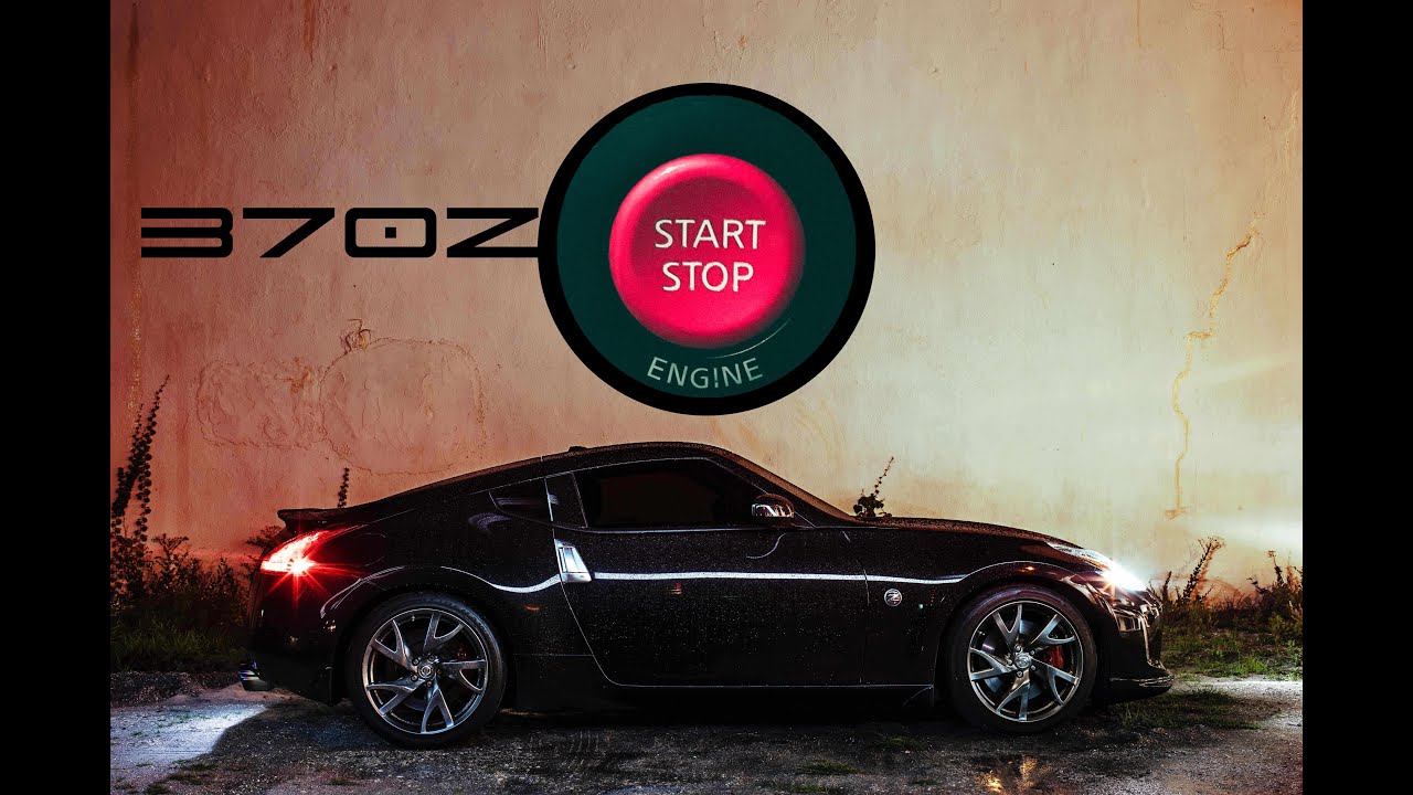 GTR start button install on a 370z in 4 minutes - YouTube