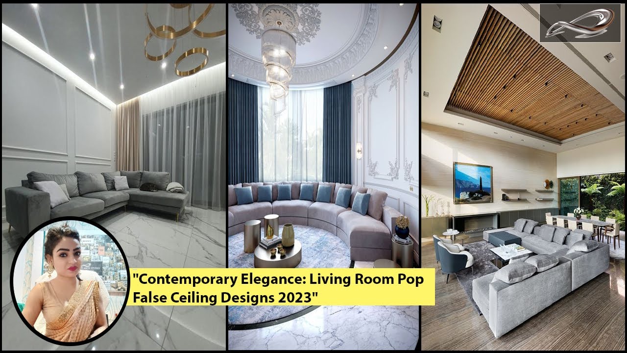 Contemporary Elegance Living Room Pop False Ceiling Designs | Hallway Gypsum ceilings ideas | I ...