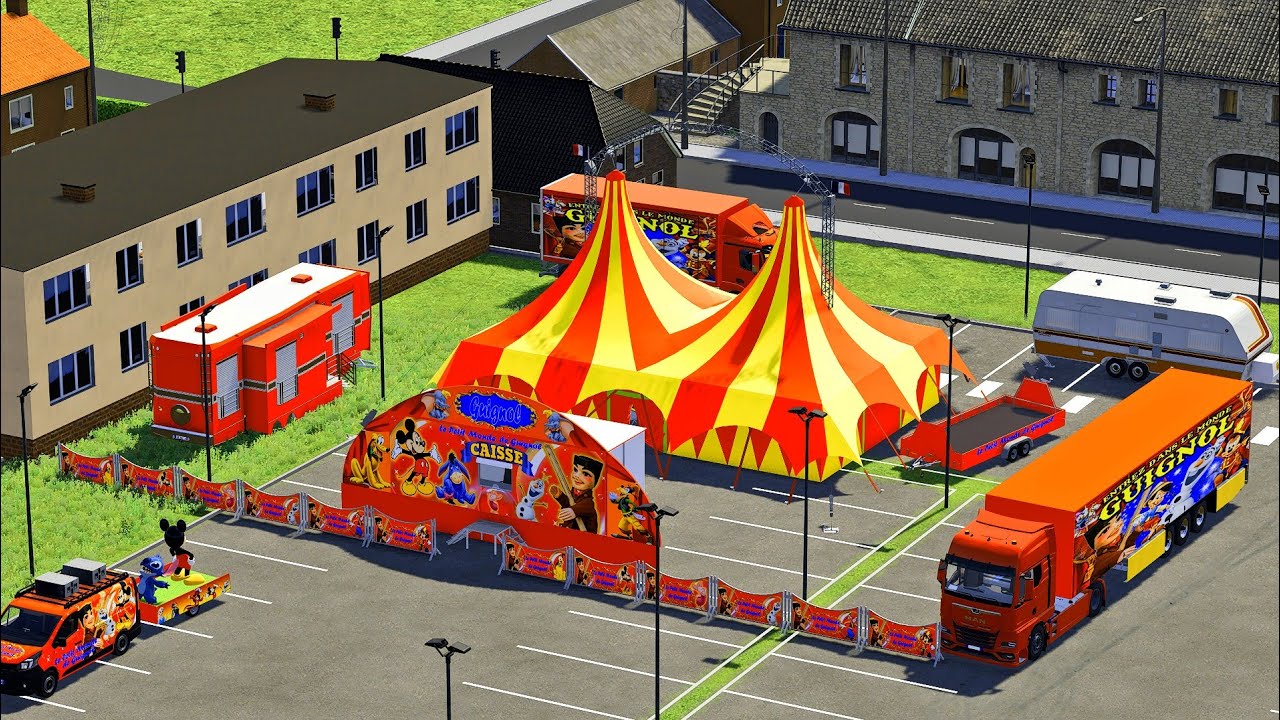 {GUIGNOL FS22} Arrivée des Guignols sur le parking du Lidl (HORS SERIE ...