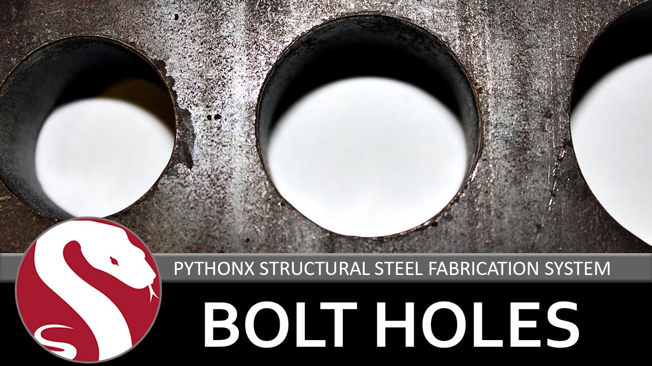 How to Drill Bolt Holes Faster with the PythonX - YouTube