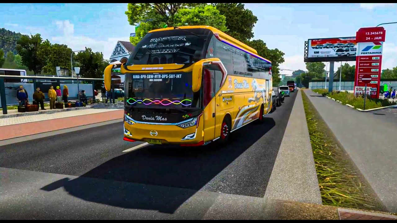 Mod Bus yang masih anget || EP5 SR3 XHD Laksana || PO Dunia Mas || ETS2 ...