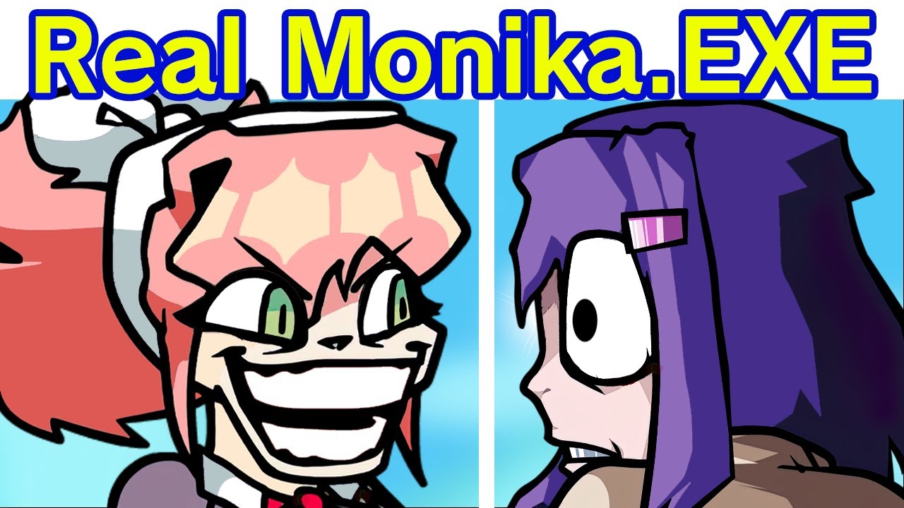 Friday Night Funkin' VS Monika.EXE: OUTDATED | MC vs Monika (FNF Mod ...
