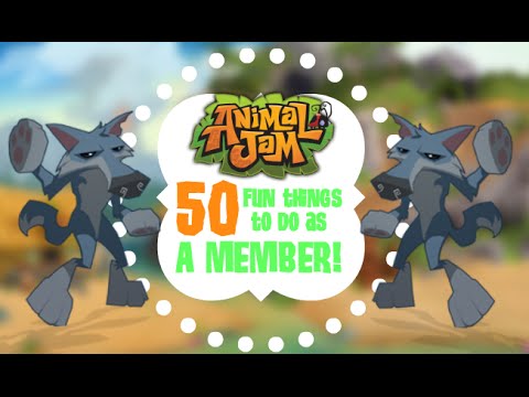 Animal Jam: 50 Fun Things to do as a Member! - YouTube