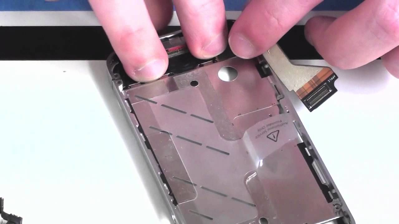 iPhone 4 Homebutton Installation - YouTube