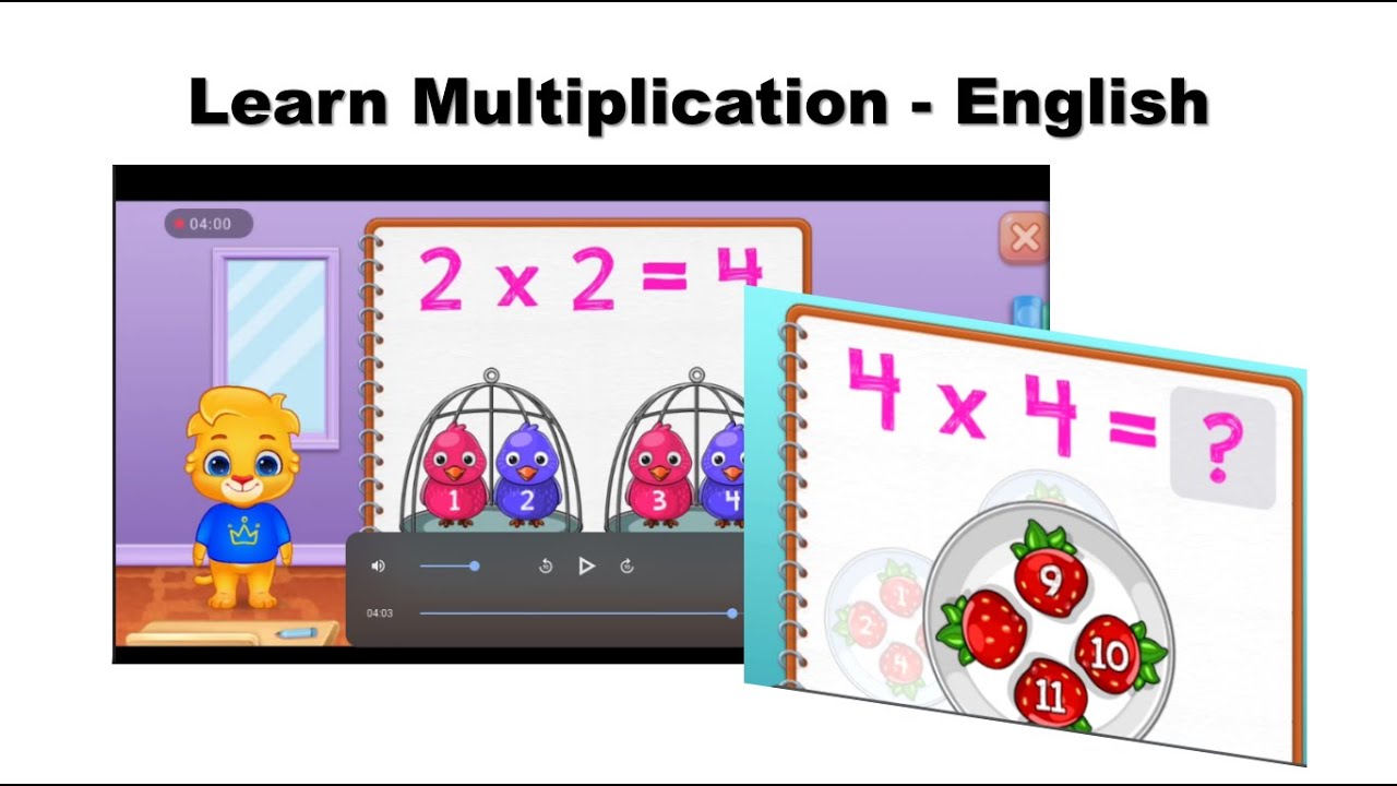 learn multiplication with images - YouTube