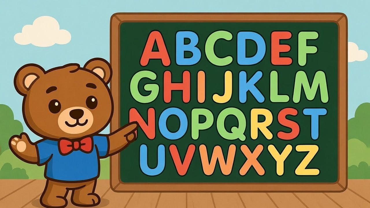 Teddy Bear ABC Song 🧸🎶 | Preschool Alphabet Nursery Rhyme | alphabet ...