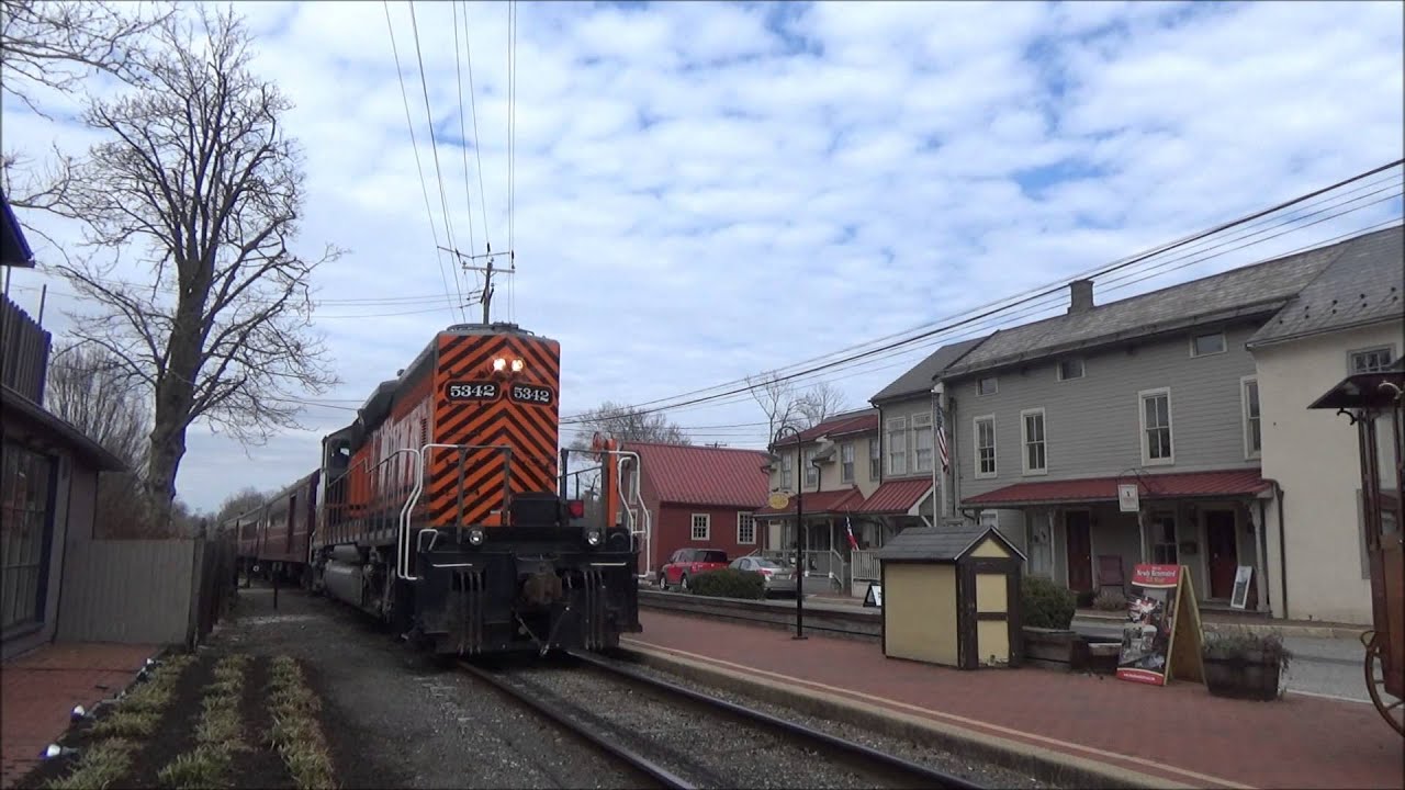 New Hope & Ivyland Railroad March 20, 2016 HD new camera - YouTube