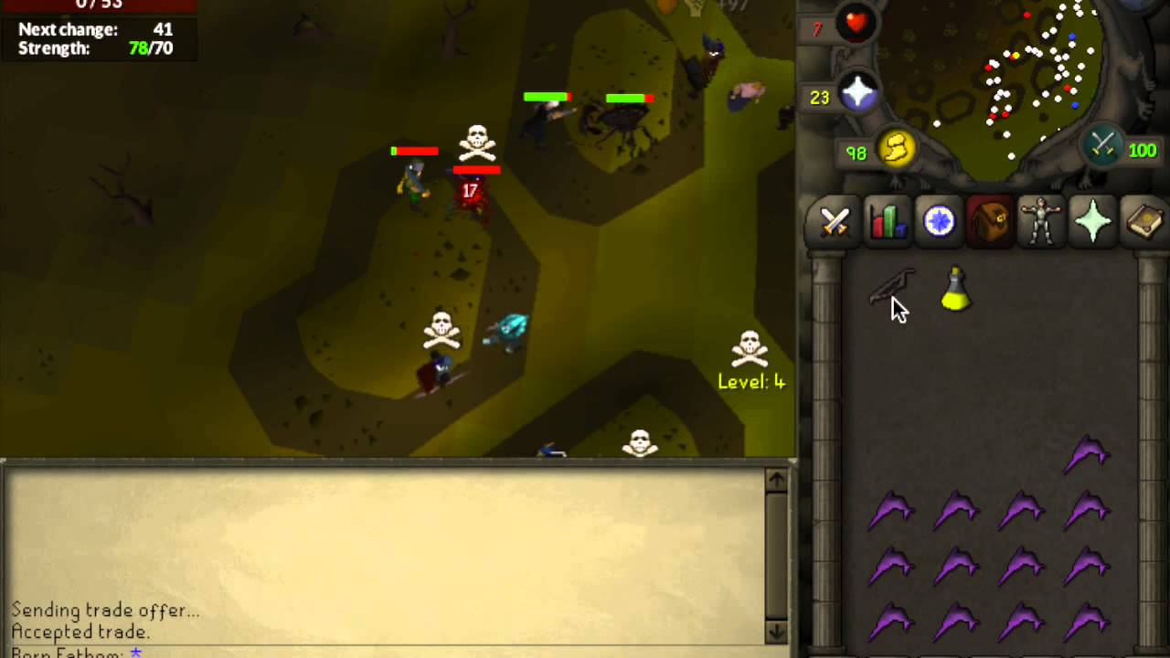 [OSRS] Born Fathom 1 Def Pure F2P PK Vid 1 - YouTube