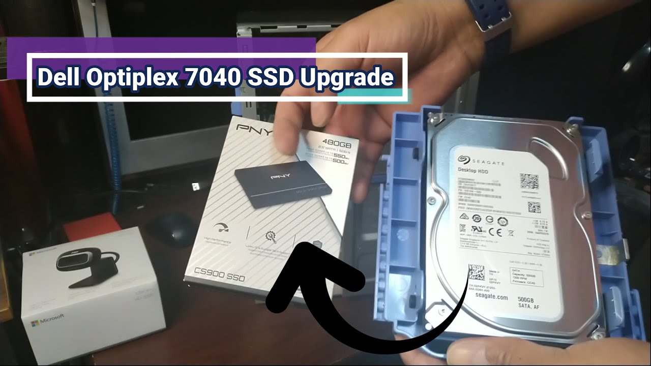 Dell Optiplex 7040 SSD Upgrade - YouTube