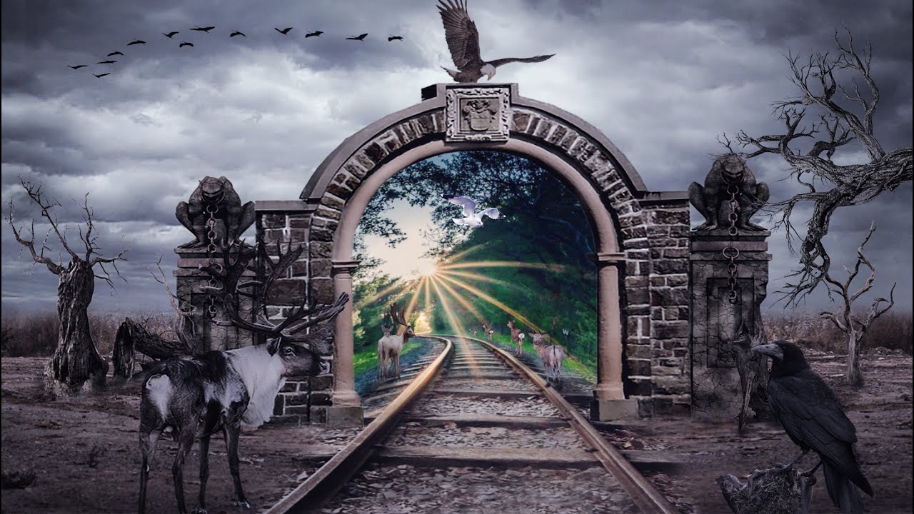 Speed Art 20 |transition effect - photoshop manipulation tutorial - YouTube