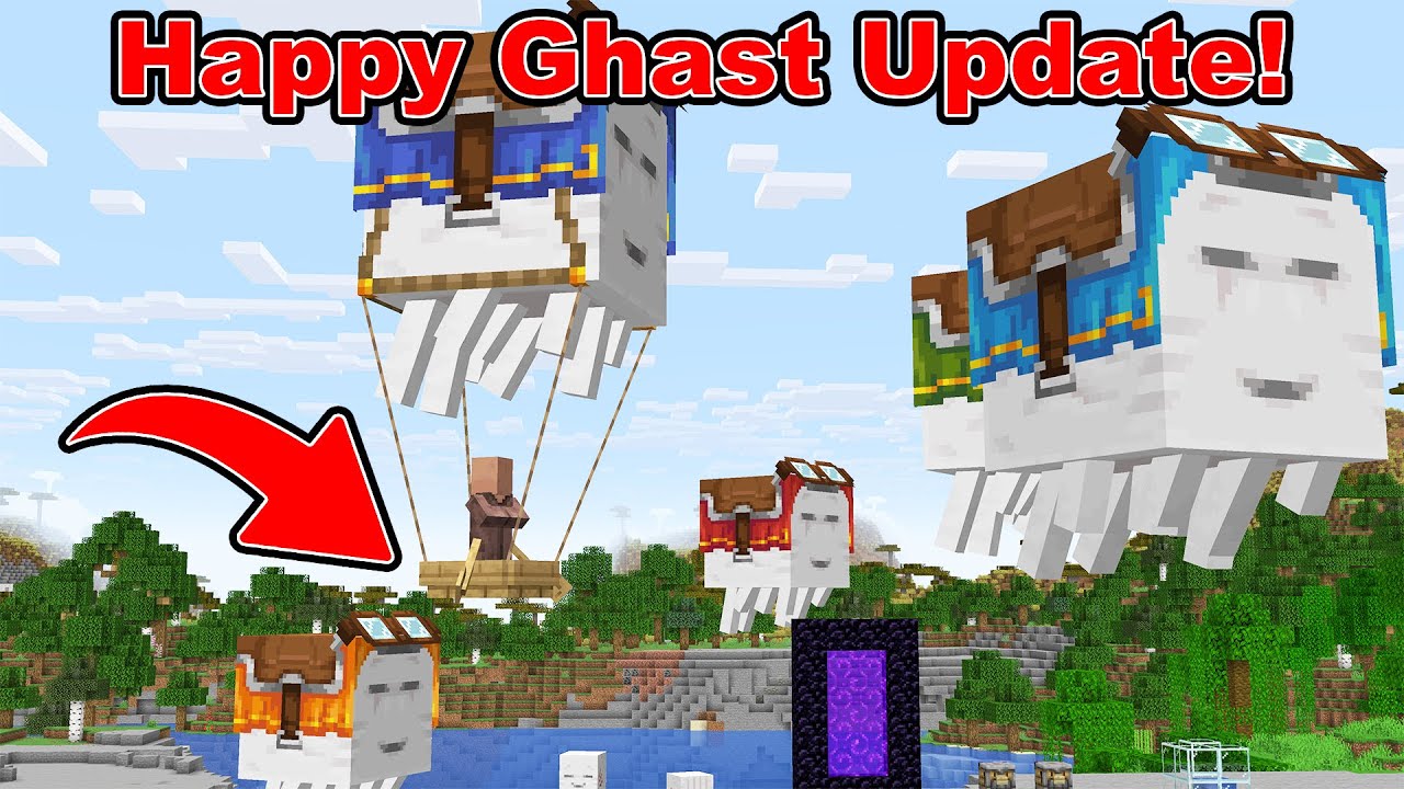 How To Get A Dried Ghast | How To Craft Happy Ghast | Everything About ...
