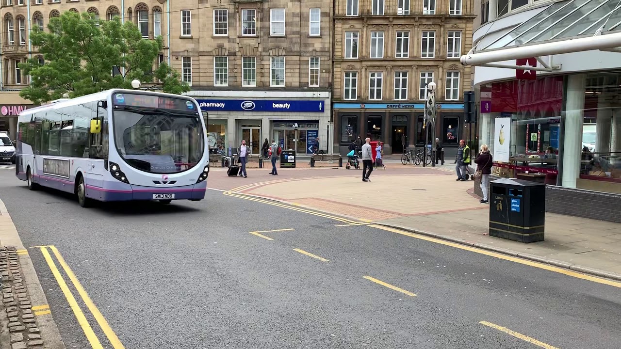 First Bus Sheffield 63005 At City Centre - YouTube