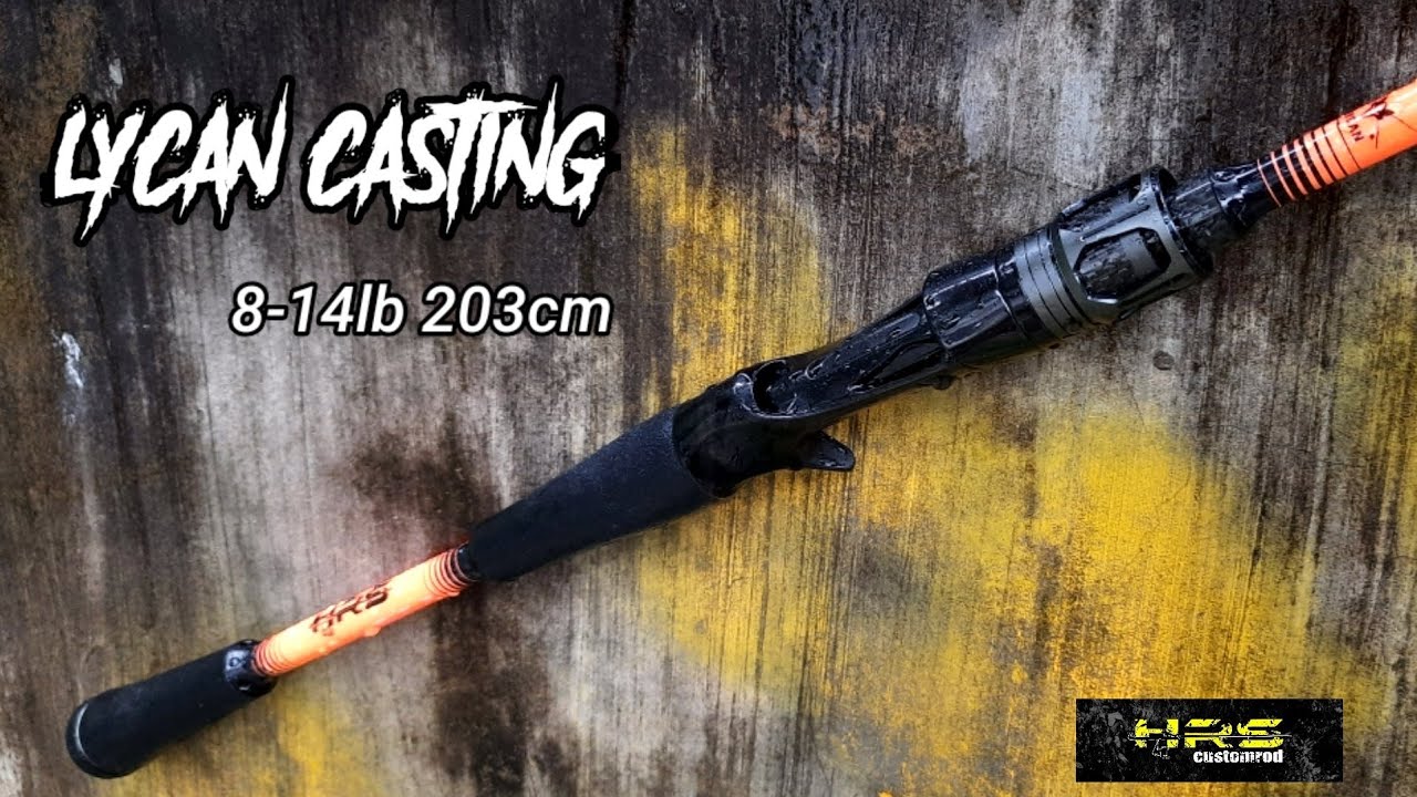 pembuatan joran BC lycan 8-14lb 203cm - YouTube