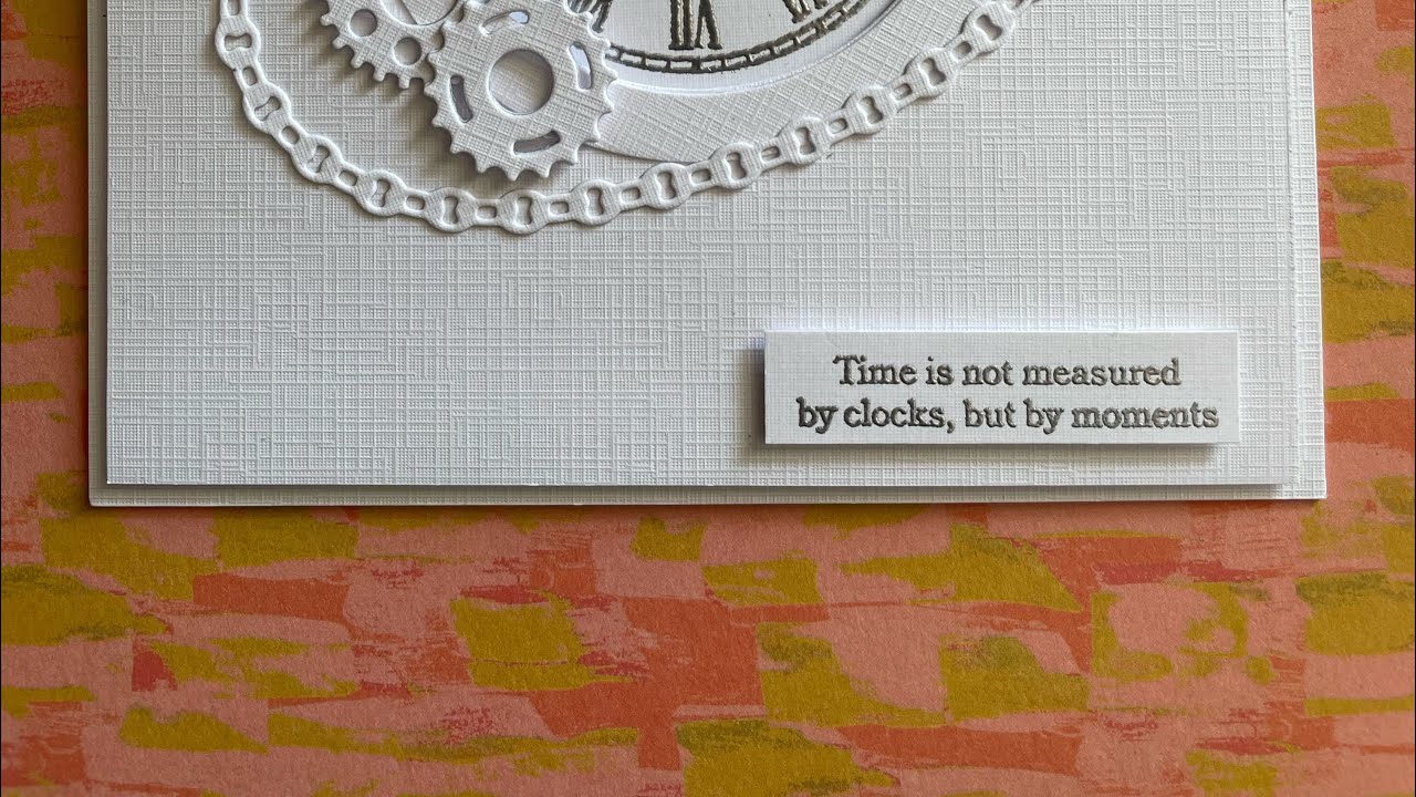 Clean and Simple? Pocket Watch Card - YouTube