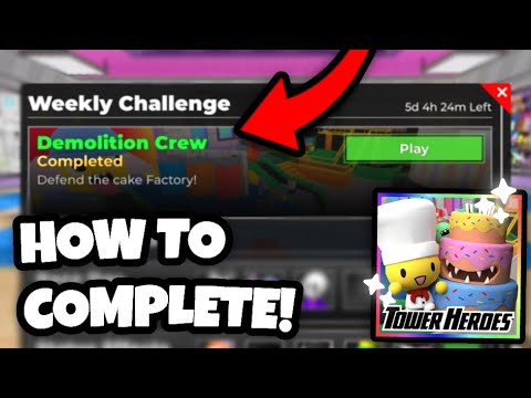 HOW TO COMPLETE DEMOLITION CREW QUEST !(Tower Heroes !) 🎂🔨 - YouTube