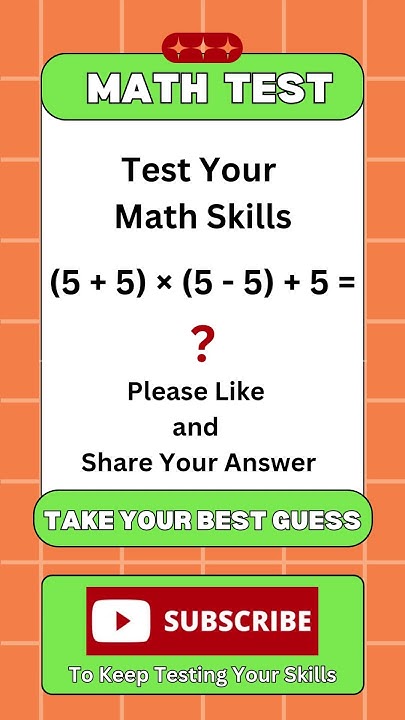 test your math skills #shorts #quiz #maths - YouTube