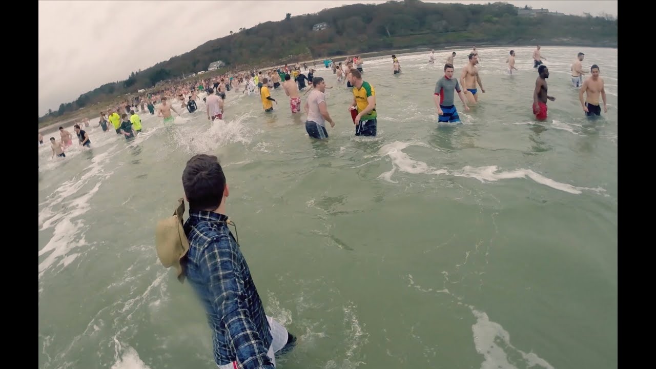 New Years Day Swim Marble Hill - YouTube
