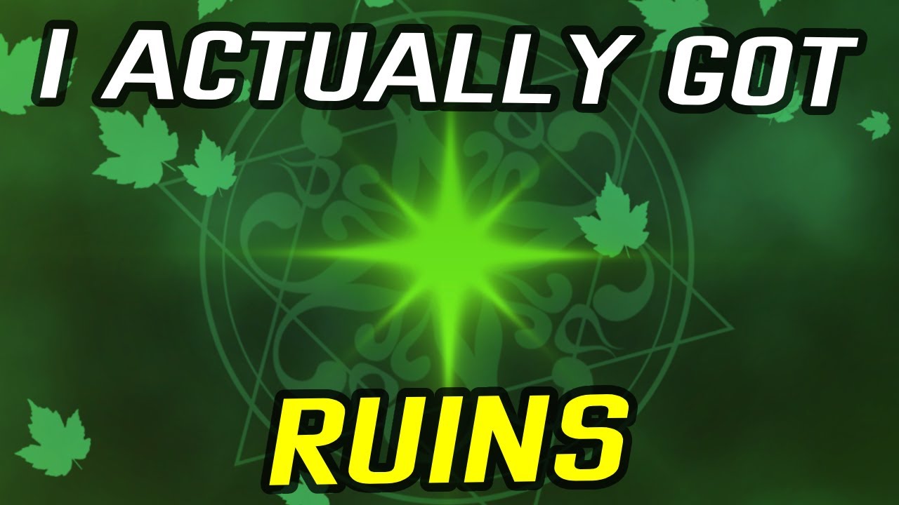 I GOT RUINS IN SOL'S RNG... - YouTube